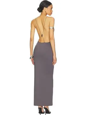 Superdown Prina Maxi Dress - Grey
