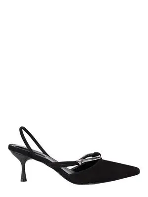Simkhai Love Knot Embellished Slingback Pumps - Black