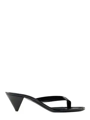 JUDE Rooty Leather Sandals - Black