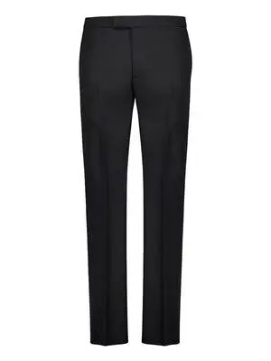 Alexander McQueen Tailored Barathea Trousers - Black