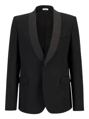 Alexander McQueen Single-breasted Tailored Jacket - Black