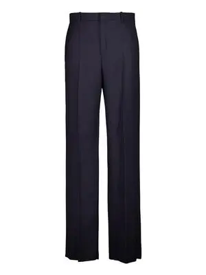 Saint Laurent High-rise Tailored Wool Pants - Blue