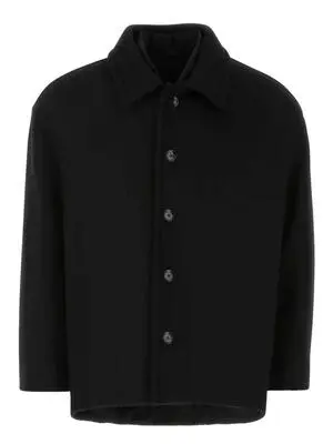 Valentino Garavani Buttoned Coat - Black