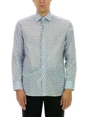 Etro Rome Paisley-print Shirt Blue