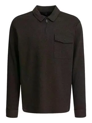 Vince Pocket Polo Shirt - Brown