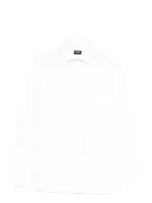 Zegna Striped Shirt - Blue