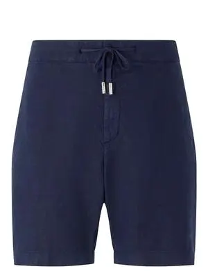MR P. Straight-Leg Linen Bermuda Shorts