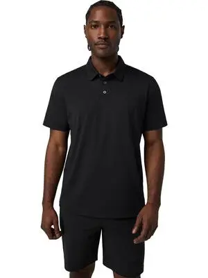 Vuori Short Sleeve Travellite Polo - Black