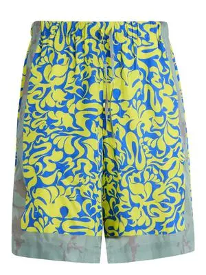 Dries Van Noten Piperi Printed Shorts Multi