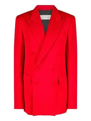 DRIES VAN NOTEN Barry Blazer Red