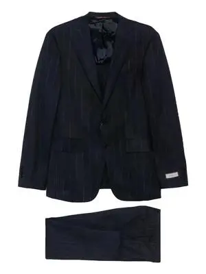 Canali Pinstriped Suit - Blue