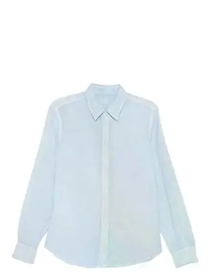 120% Lino Button Shirt - Blue