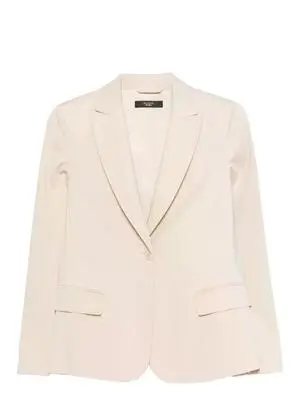 Max Mara Notched-lapel Blazer - Neutrals