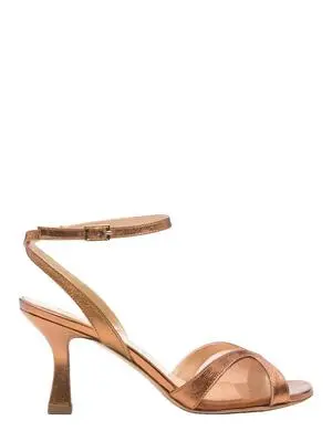 FABIO RUSCONI Ankle-strap High Heel Sandals - Brown