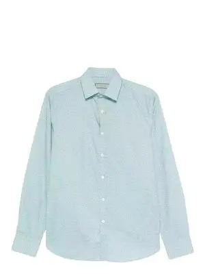 Canali Floral Shirt - Blue