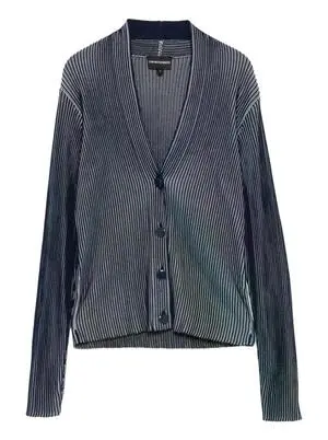 EMPORIO ARMANI Buttoned Striped Cardigan