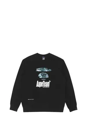AAPE BY *A BATHING APE Graphic Sweatshirt - Black