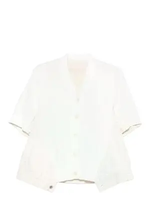 Sacai Buttoned Cardigan - Neutrals