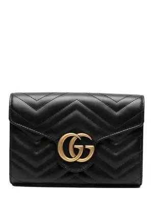 GUCCI Mini Chevron-Pattern Clutch