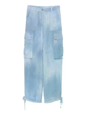 ERMANNO FIRENZE Cargo-Pocket Tie Trousers