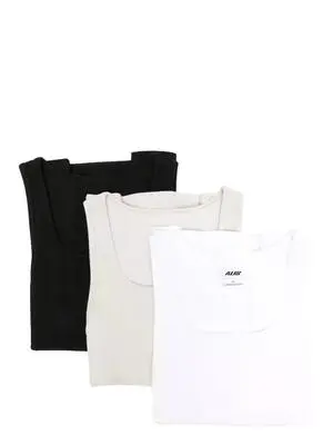 ALIS Logo Ribbed Tank Top - Neutrals