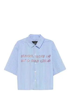 ALIS Striped Short Sleeve Shirt