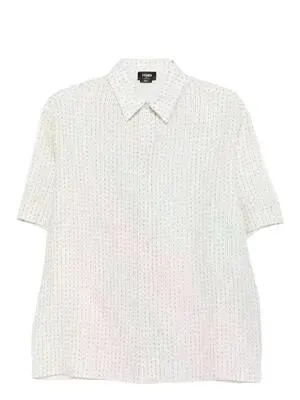 Fendi Striped Shirt - Neutrals