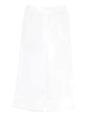 XACUS Elasticated Waist Trousers White