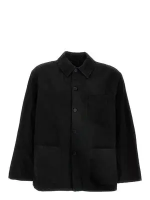 KAPTAIN SUNSHINE Long-sleeved Shirt Jacket - Black