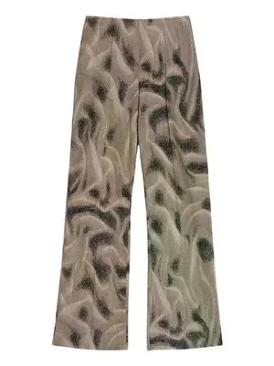 MARGHERITA MACCAPANI Printed Trousers - Neutrals