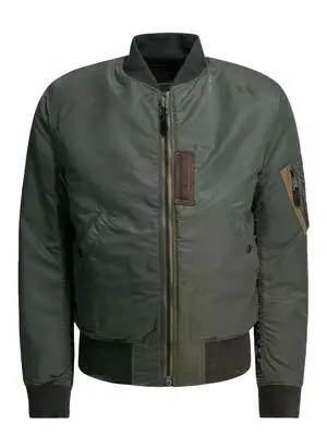 BUZZ RICKSON'S Zip-Fastening Bomber Jacket Green