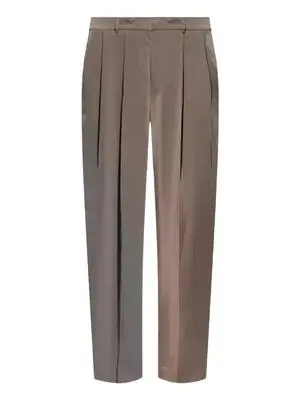 Michael Kors Pleated Trousers Brown