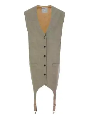 Moschino Buttoned Waistcoat - Neutrals