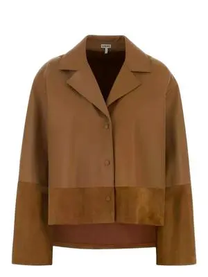 Loewe Leather Jacket - Brown