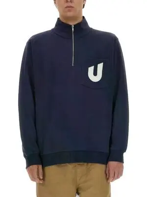 UMBRO Patch-pocket Sweatshirt - Blue