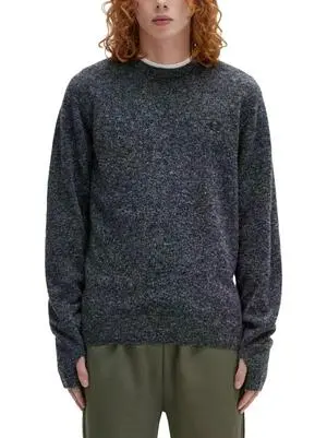 Fred Perry Logo Sweater - Blue