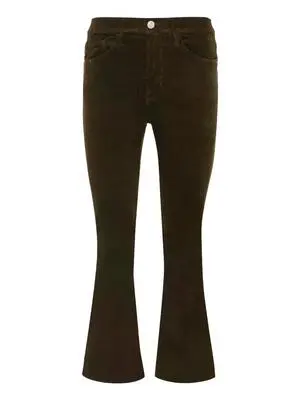 FRAME Le Mini Boot Corduroy Trousers - Brown