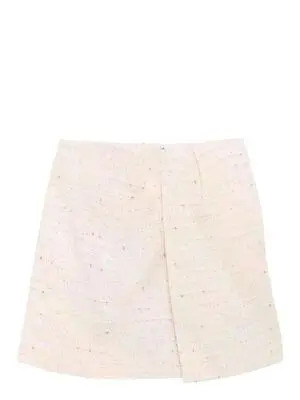 MANUEL RITZ Bouclé Mini Skirt - Pink
