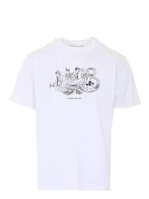 EDMMOND STUDIOS Scalextric Graphic-print Crew-neck T-shirt - White