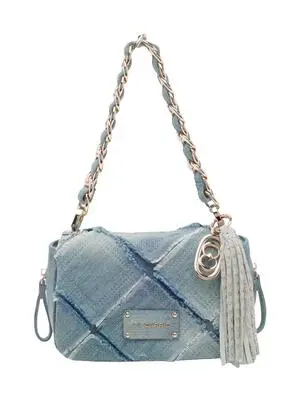 LA CARRIE Small Isabel Logo-patch Bag - Blue
