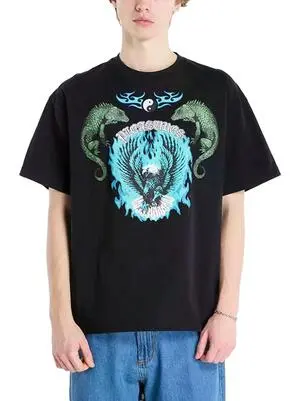 PLEASURES Need Graphic-print T-shirt - Black