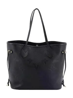 LOUIS VUITTON Neverfull Mm Tote Bag Monogram Empreinte Giant - Black