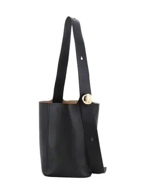 Chloé Marcie Leather Small Satchel - Grey