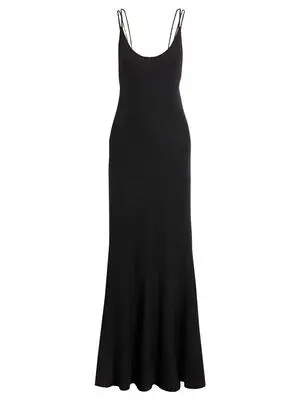 Gabriela Hearst Delas Wool Maxi Dress - Black