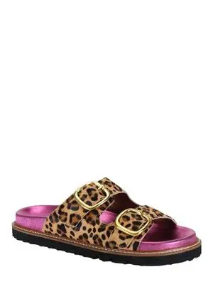 DIBA TRUE Double Buckle Sandal - Leopard