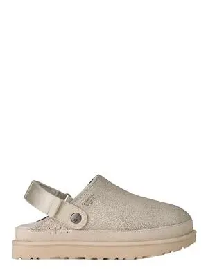 UGG Goldenstar Crackle Clog Crackle White