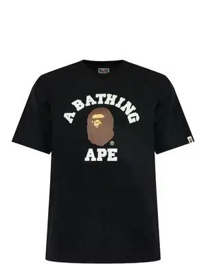 A BATHING APE Logo-print T-shirt - Black