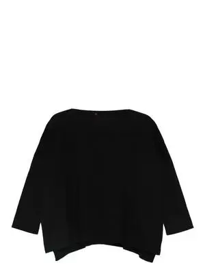 DANIELA GREGIS Three-quarter-sleeve Blouse - Black