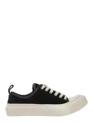 ANN DEMEULEMEESTER Halli Suede Platform Sneakers - Black