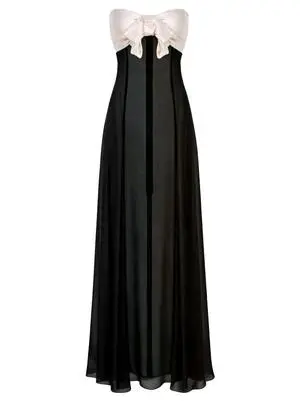 MANURI Strapless Maxi Dress - Black